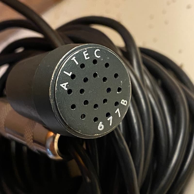 Altec 677B Moving Coil/Dynamic (Omnidirectional) Microphone | Reverb