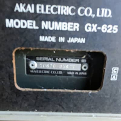 Akai GX-625 10" REEL TO REEL NICE UNIT GX 625 1975 - Silver | Reverb
