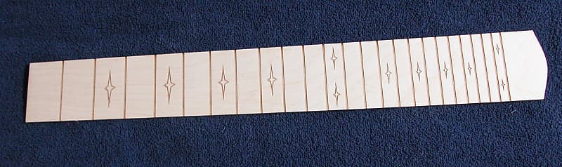 Slide Steel Lap Guitar Fretboard 22.5 Scale 6 String Birch | Reverb