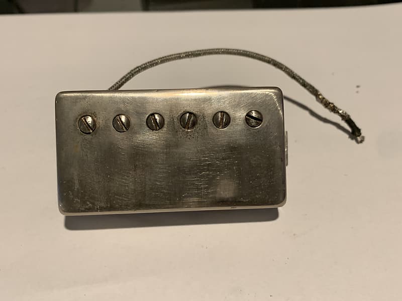Gibson Pat# Stamp Humbucker Pickup 7.27k Tim Shaw Era 80s | Reverb