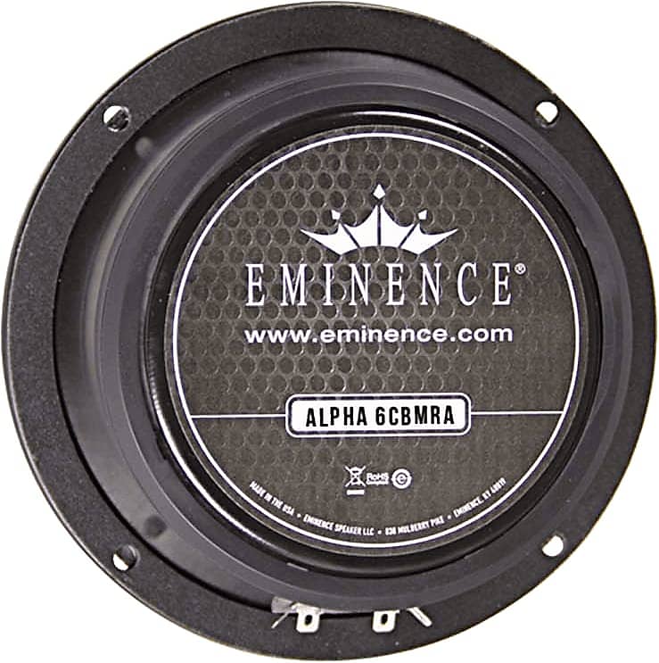 Eminence ALPHA-6CBMRA - Hp médium 16,5cm 100w 8 ohms clos | Reverb