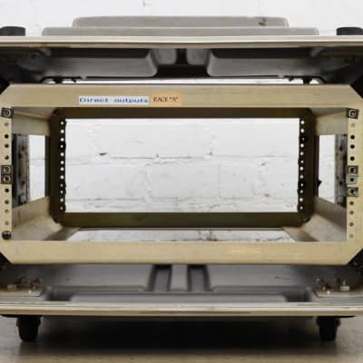 4U 4-Space Grey Molded ATA Shockmount Military Travel Rack | Reverb