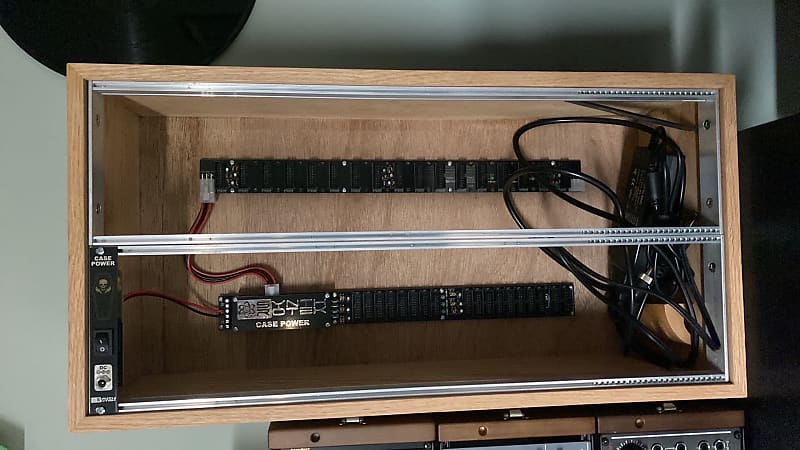 Synthrotek 6U x 104HP Powered Modern Wooden Eurorack Modular | Reverb