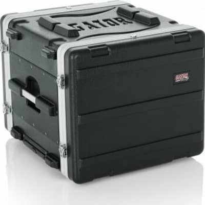 Gator GRR-8L 8U Rolling Rack Case Bundle with Gator GRW-DRW2 | Reverb