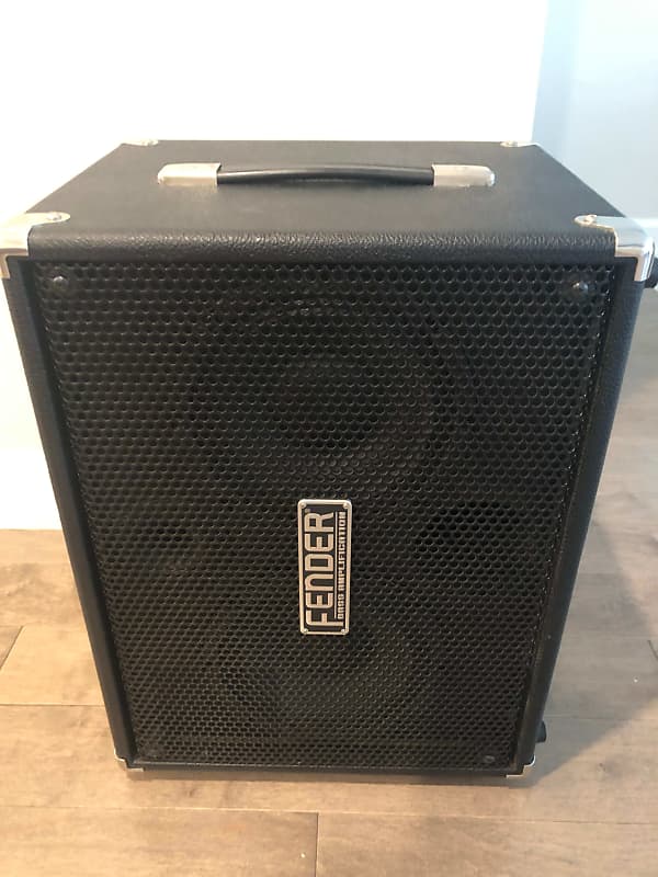 Fender Rumble bass cab 2x8" speakers - Black Tolex | Reverb