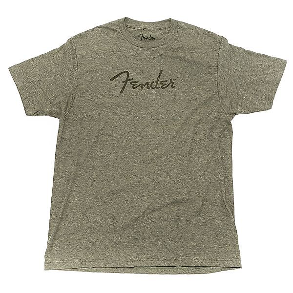 Fender Distressed Logo Premium T-Shirt, Sage Green, S 2016 | Reverb