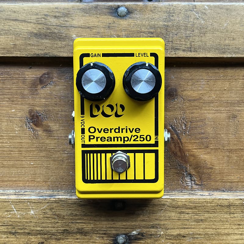(16717) DOD Overdrive Preamp 250 Reissue 1995 - 2017 - Yellow | Reverb