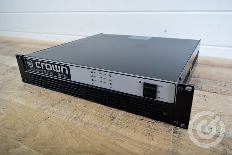 Crown Com-Tech 210 2-Channel Power Amp (church owned) CG00EQB | Reverb
