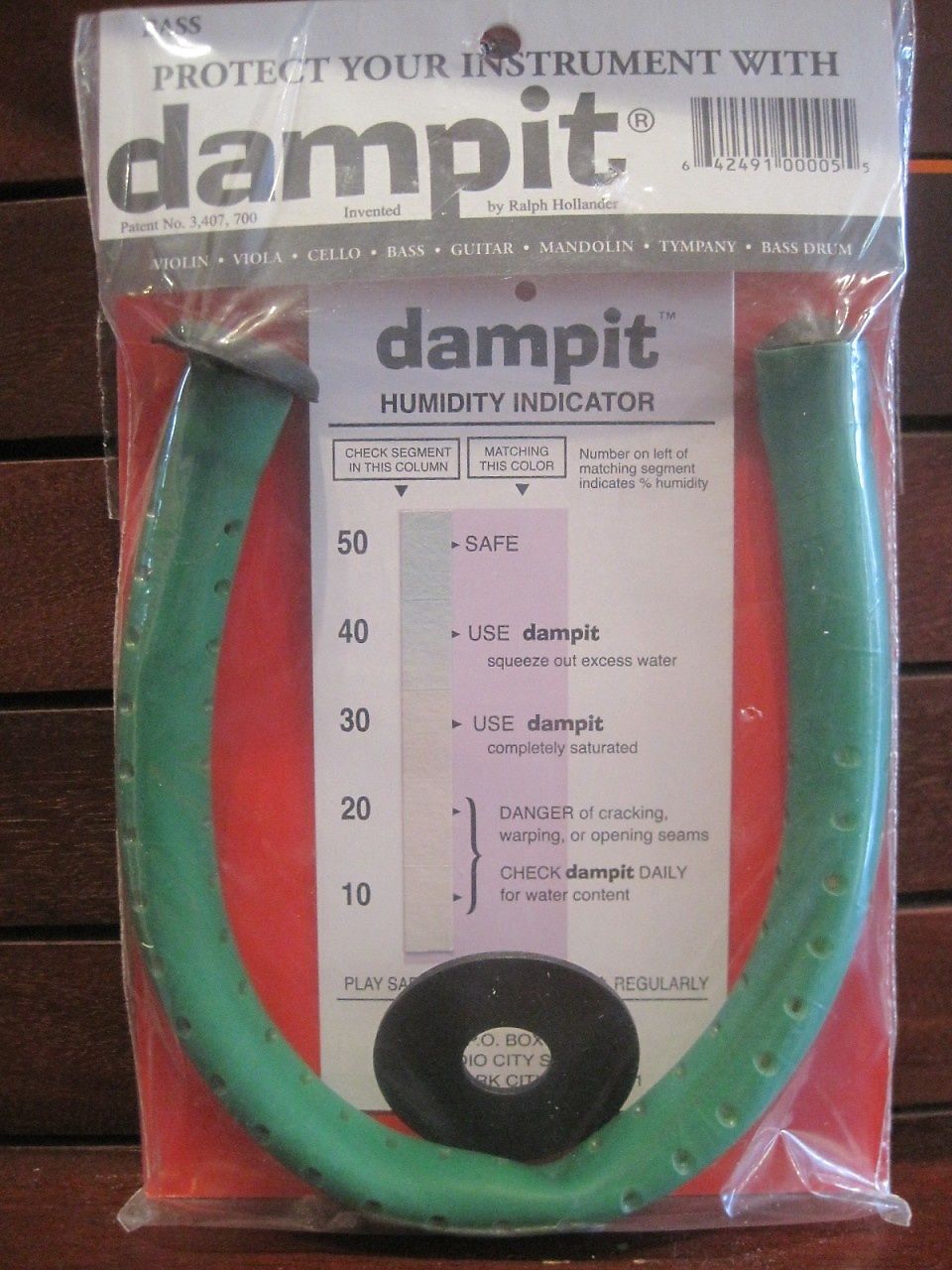 Dampit 903W Upright Bass Humidifier | Reverb Australia