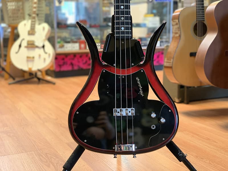 Ampeg ASB-1 Devil bass 1966ish Redburst | Reverb