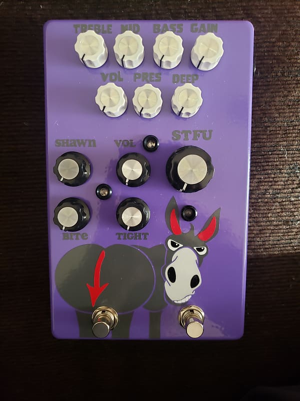 GUP Tech TDS Evil Donkey Distortion Pedal - Purple | Reverb