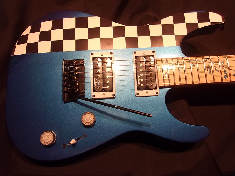 Jackson JS -12 - metallic blue with hard case | Reverb