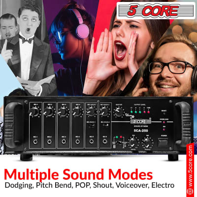 5 Core PA System Outdoor Indoor Paging Kit with 6 | Reverb