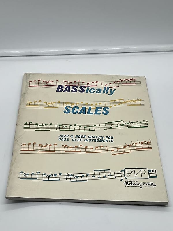 BASSically Scales Jazz and Rock Scales for Bass Clef | Reverb