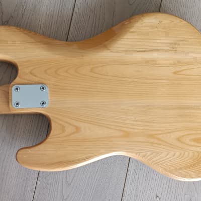 Hondo Samick Jazz Bass Maxon pickups 1970s Natural | Reverb