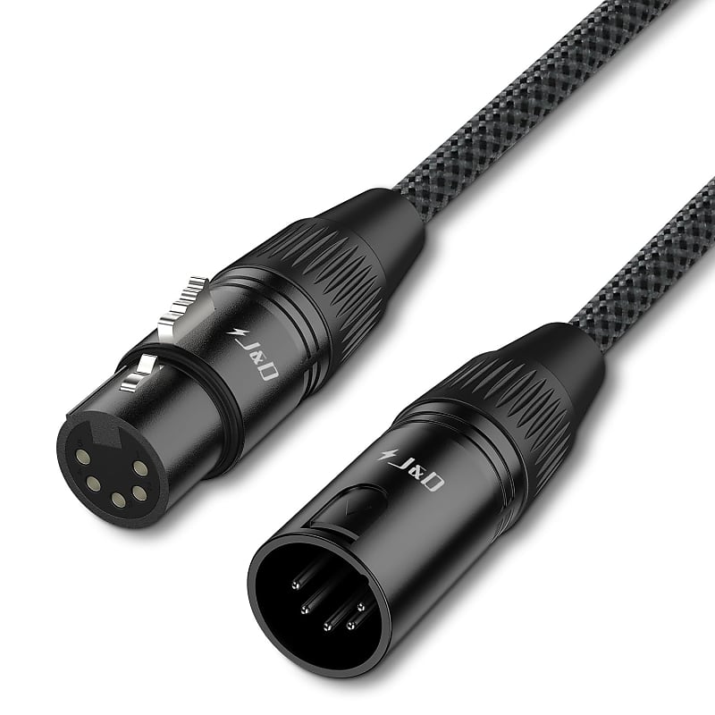 5 PIN XLR DMX Cable, DMX512 XLR 5 Pin Male to XLR 5 Pin | Reverb