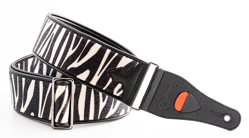 Right On Straps Talisman Zebra Vegan High Quality Guitar | Reverb
