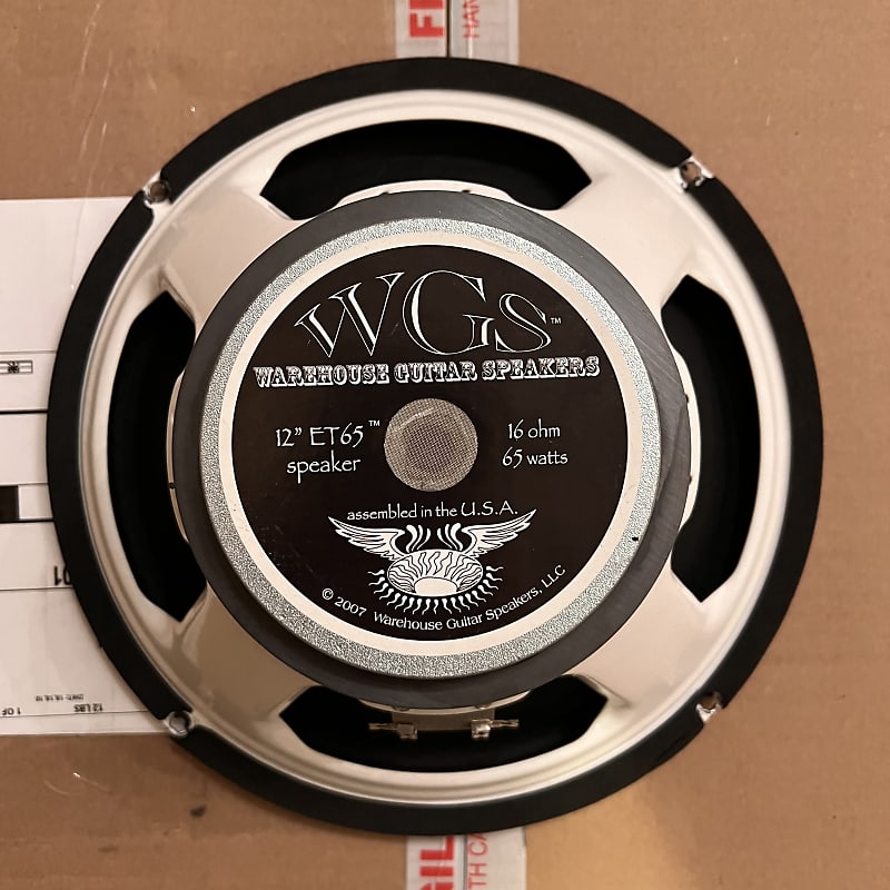 WGS 12” ET65 16ohm 65watt Speaker Warehouse Guitar Speakers | Reverb