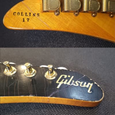 Gibson Allen Collins Korina Explorer, 1 of 38, Murphy Aged, | Reverb
