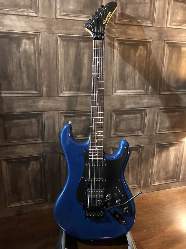 Kramer Pacer Deluxe 1985 Candy Blue - Preowned | Reverb