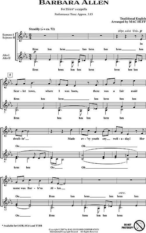 Barbara Allen | Reverb