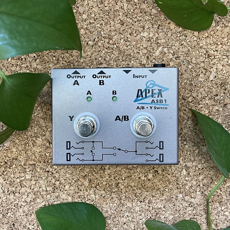 APEX - ASB1 - A/B • Y Switch - Power Modded - ABY Pedal - | Reverb
