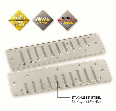 Seydel 1847 Silver/Classic/Noble Reed Plates - A---key-a | Reverb