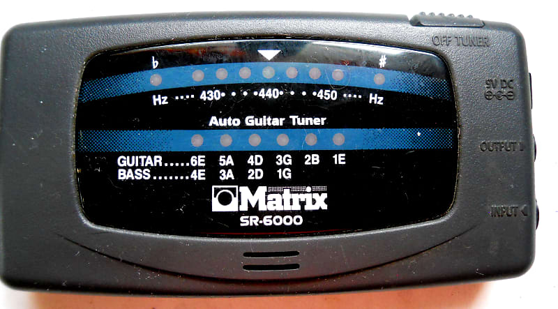 Matrix SR-6000 Auto Guitar Tuner | Reverb