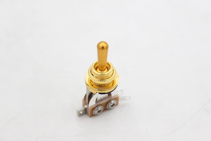 3-way Guitar Toggle Switch for LP - Gold w/ Gold Tip | Reverb