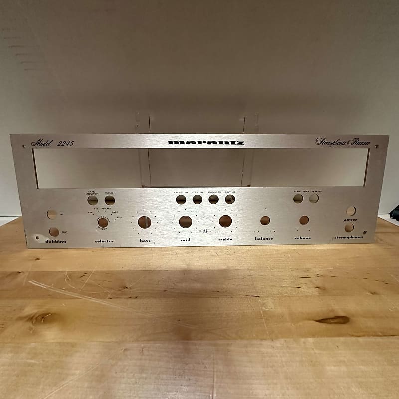 Marantz 2245 - Silver Face Plate (part only) | Reverb
