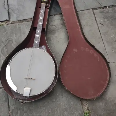 1920's Langstile # 1 Open Back tenor Banjo, Natural | Reverb