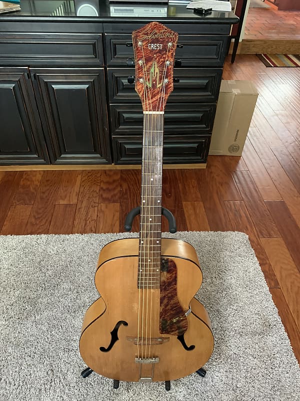 Silvertone Crest 1940 Natural Maple | Reverb