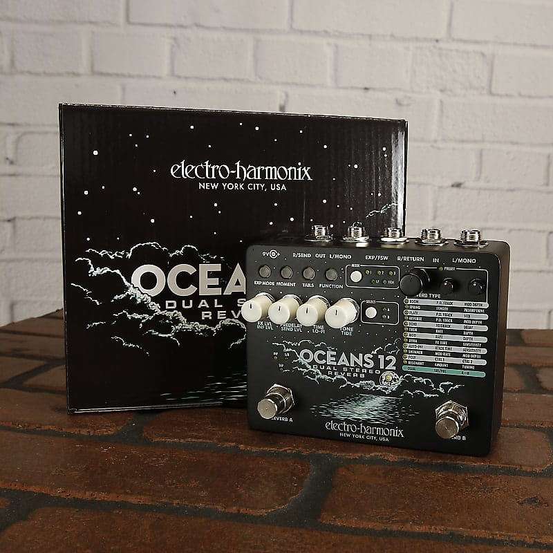 Electro-Harmonix Oceans 12 Dual Stereo Reverb Pedal | Reverb