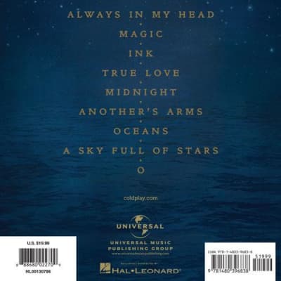 Coldplay Ghost Stories Guitar Recorded Version | Reverb