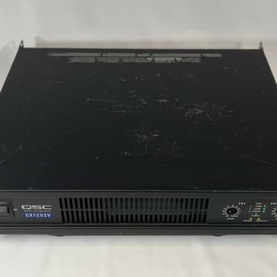 QSC CX1202 2-Channel Commercial Power Amplifier 2010s - Black | Reverb