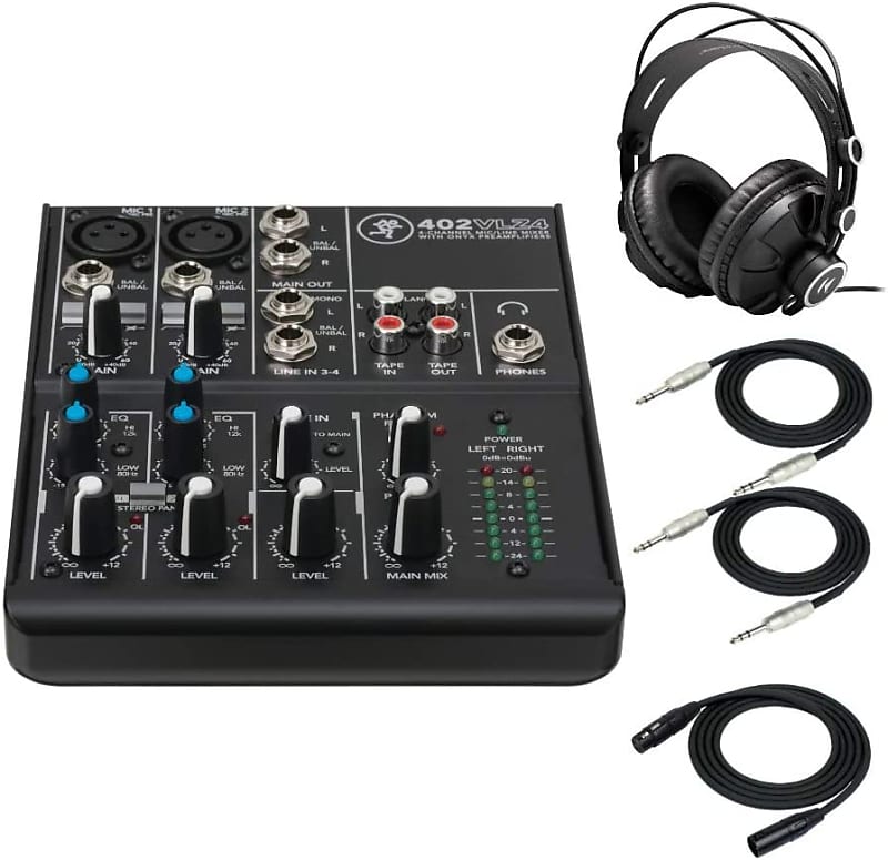 Mackie 402VLZ4, 4-channel Ultra Compact Mixer with | Reverb