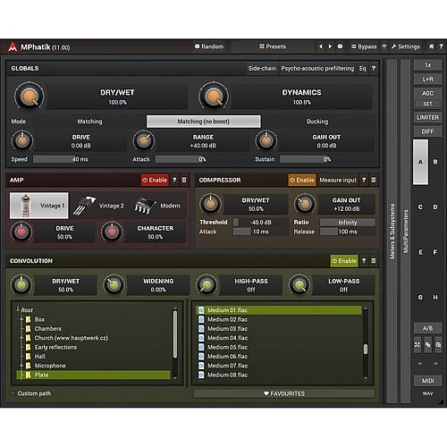 MeldaProduction MPhatik - Multi-Effect Dynamic Plug-In | Reverb UK
