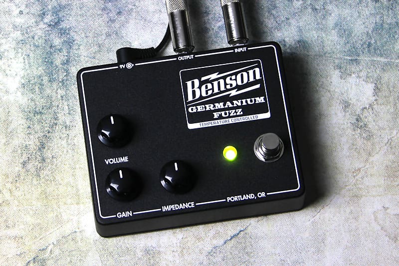 Benson Germanium Fuzz Studio Black | Reverb