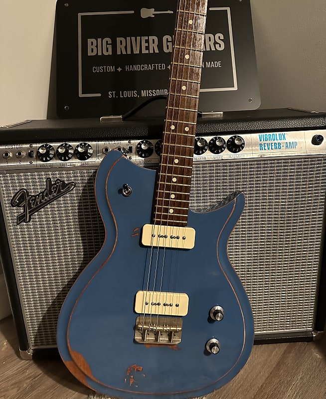 Big River/RBG/Fano Style**Third Stone Blue Relic**Lollar | Reverb