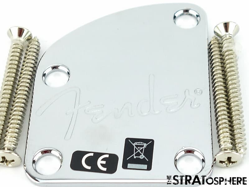 Fender Deluxe Thinline Telecaster Tele Contour NECK PLATE | Reverb