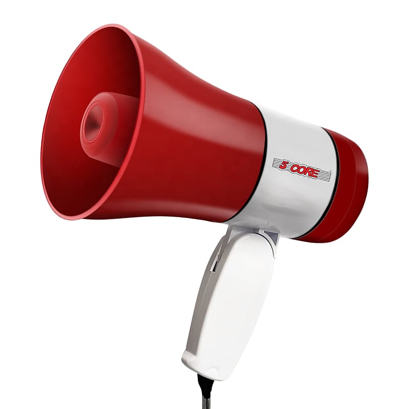 5Core Megaphone Bullhorn Speaker 30W Bull Horn Rechargeable | Reverb