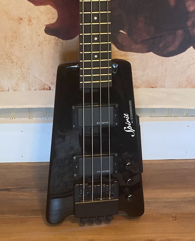 Steinberger Spirit 4 string bass 2020s - Black | Reverb