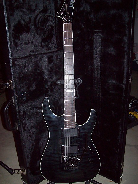 ESP LTD MH-350FR See Thru Black | Reverb