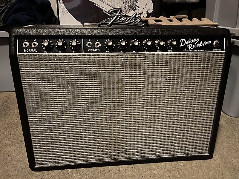 Fender '65 Deluxe Reverb Reissue w/ Eminence GA-SC64 speaker | Reverb