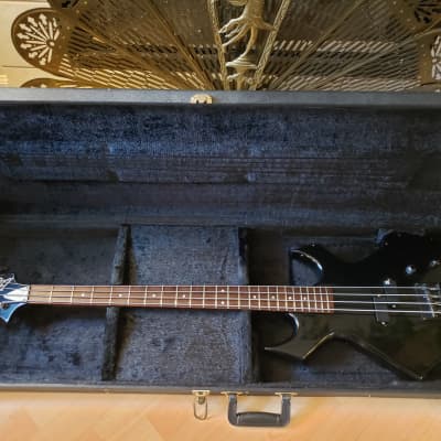 BC Rich Warlock bass 1980s - Black - Active pickup | Reverb