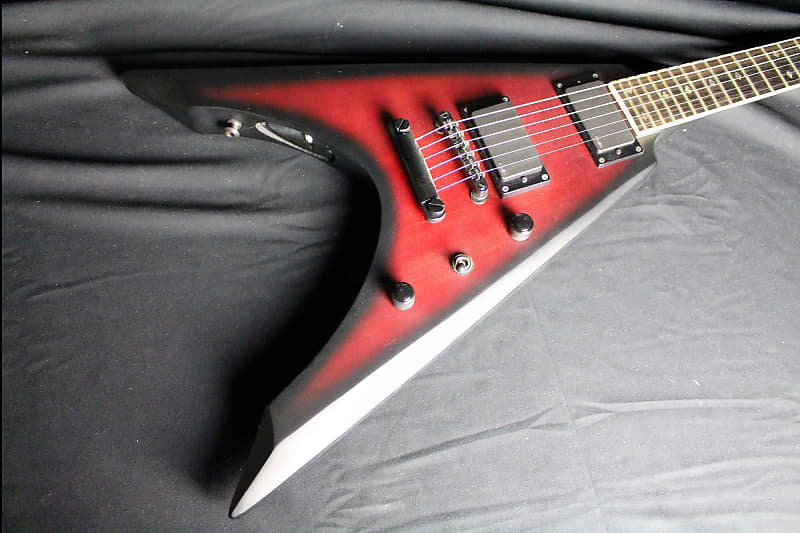 Fernandes Vortex Deluxe - Deep Red Burst Satin w/ Original | Reverb