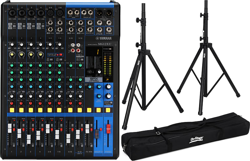 Yamaha MG12XU 12-channel Mixer with USB and Effects Bundle | Reverb