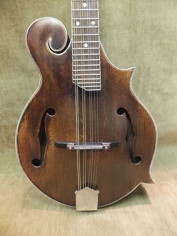 1990's Collins Ridge F-5 Mandolin Natural Flame Maple Back & | Reverb