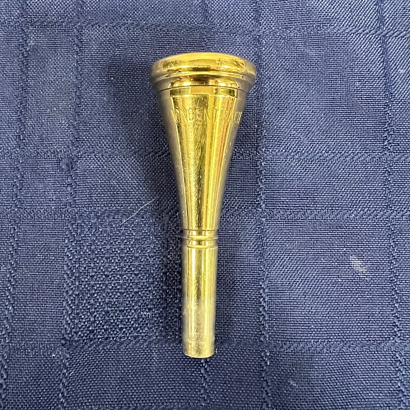 Used Bach 7 Gold Plated French Horn Mouthpiece | Reverb