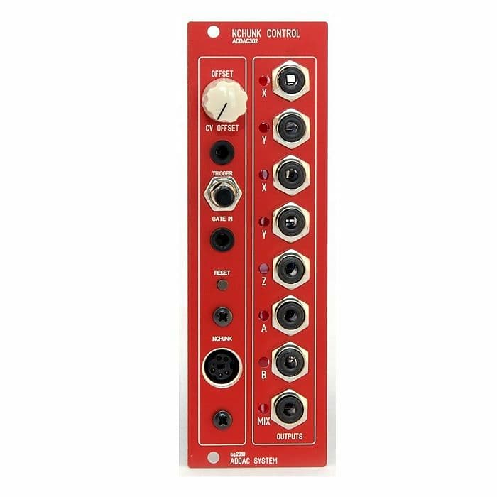 ADDAC System ADDAC302 Nchunk Control Module (red faceplate) | Reverb